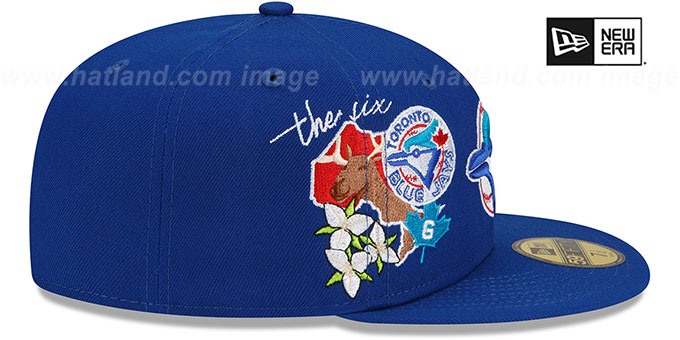 Toronto Blue Jays CITY CLUSTER Royal Fitted Hat by New Era
