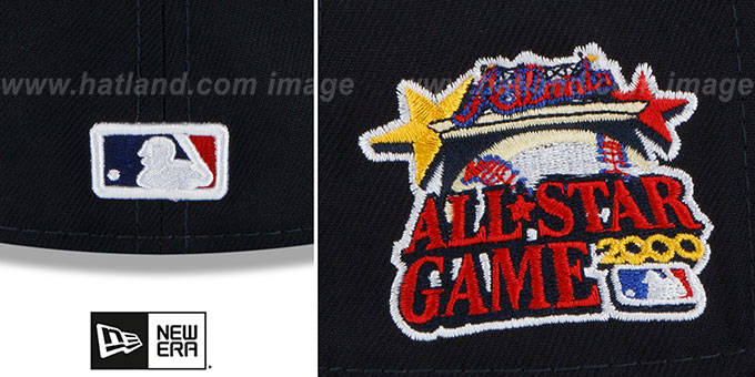 Atlanta Braves 2000 ALL STAR GAME SIDE-PATCH UP Fitted Hat