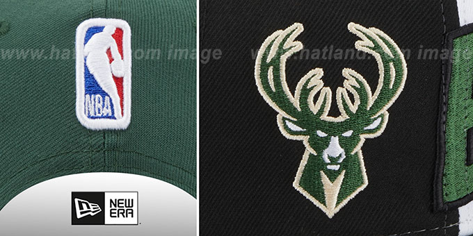Milwaukee Bucks COLOR BLOCK BACK HALF SNAPBACK Hat