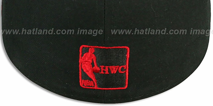 Chicago Bulls HWC WRAP-IT-UP Black Fitted Hat by New Era