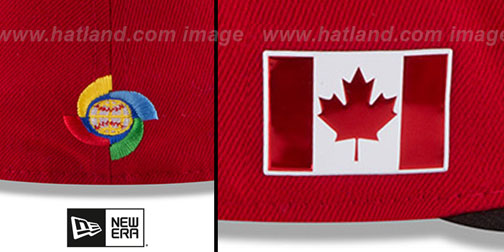 Canada PERFORMANCE WBC-2 Red-Black Hat by New Era