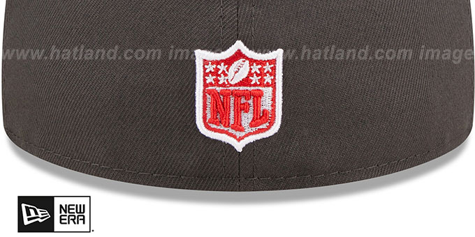 Kansas City Chiefs 2T COLOR PACK Charcoal-Red Fitted Hat