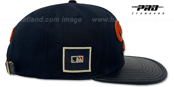 Houston Colt .45s TEAM-BASIC STRAPBACK Navy-Black Hat
