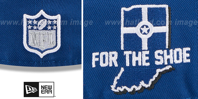 Indianapolis Colts 2024 NFL DRAFT Royal Fitted Hat