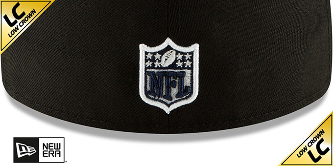 Dallas Cowboys LOW-CROWN ALT NFL VIRTUAL DRAFT Black Fitted Hat