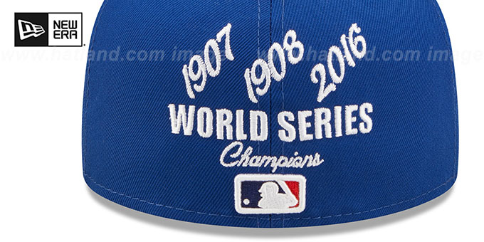 Chicago Cubs CROWN CHAMPS Royal Fitted Hat by New Era