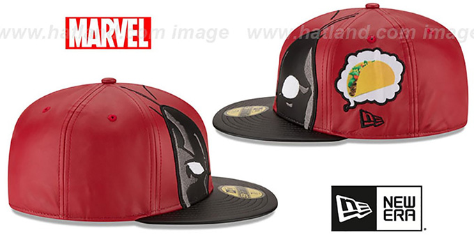 Marvel Deadpool CHARACTER FACE Fitted Hat by New Era