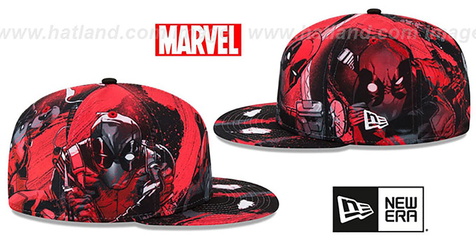 Deadpool HI-RES ALL-OVER Fitted Hat by New Era