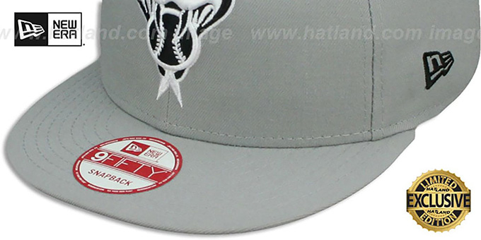 Arizona Diamondbacks TEAM-BASIC SNAPBACK Grey-Black Hat