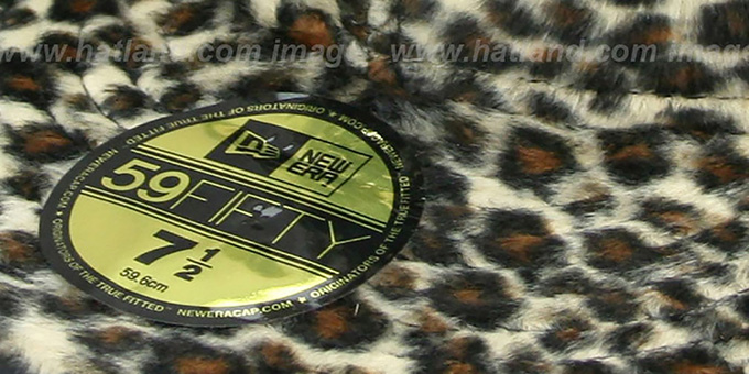 Los Angeles Dodgers CHEETAH ANIMAL-FUR MESH-BACK Fitted Hat