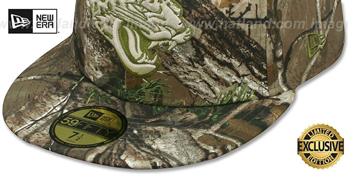 Jacksonville Jaguars NFL TEAM-BASIC Realtree Camo Fitted Hat