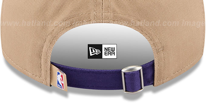 Los Angeles Lakers 2024 NBA DRAFT STRAPBACK Camel-Purple Hat