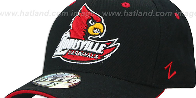 Louisville DHS Black Fitted Hat by Zephyr