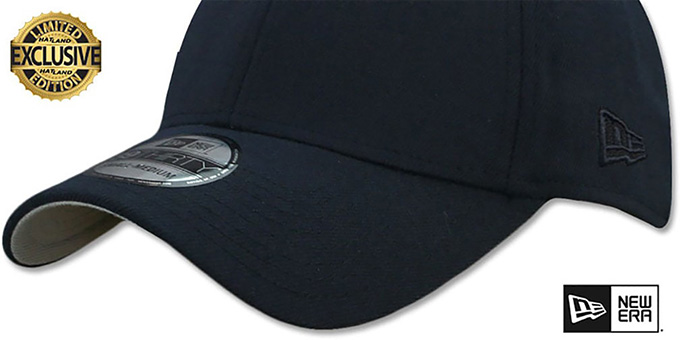 New Era TONAL 39THIRTY-BLANK Navy Flex Fitted Hat