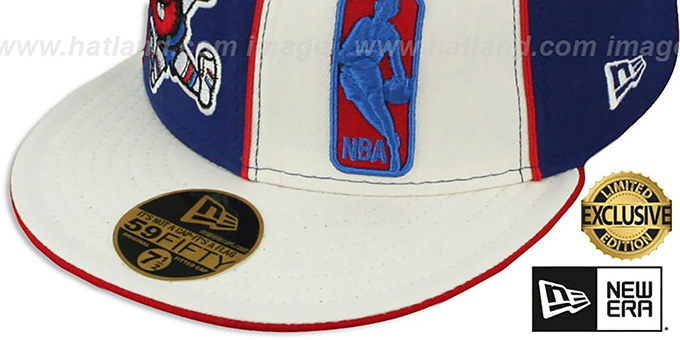 Denver Nuggets DW MINER-LOGOMAN Royal-White Fitted Hat