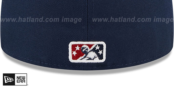 Somerset Patriots MILB MARVEL DEFENDERS Navy-Burgundy Fitted Hat
