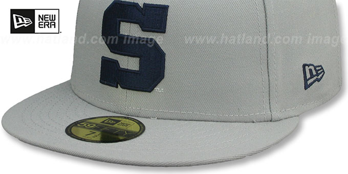 Penn State ALT NCAA TEAM-BASIC Grey Fitted Hat by New Era