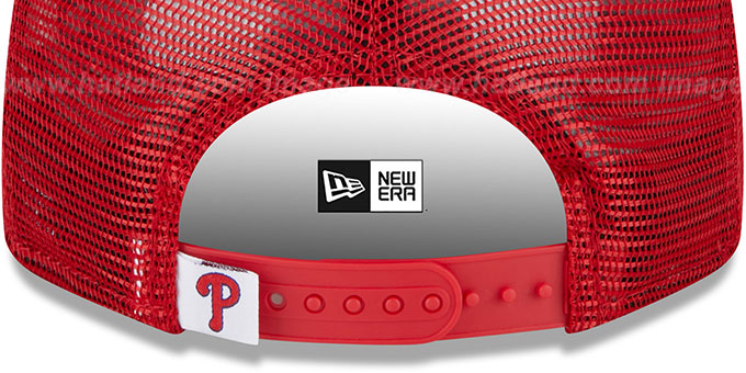 Philadelphia Phillies TEAM-BASIC TRUCKER SNAPBACK Red Hat