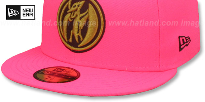 Power Rangers PTERODACTYL Pink Fitted Hat by New Era