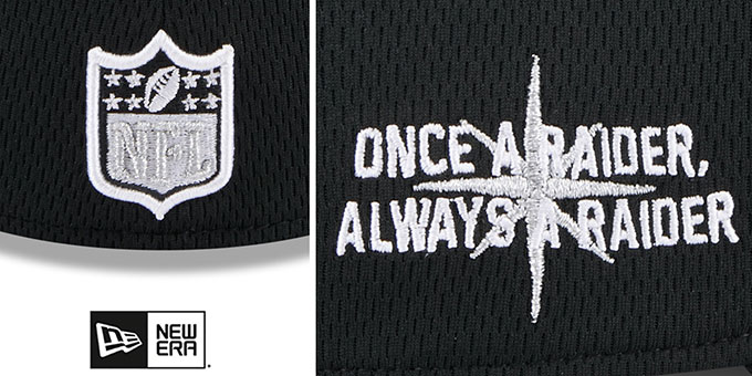 Las Vegas Raiders 2024 NFL DRAFT FLEX Hat by New Era