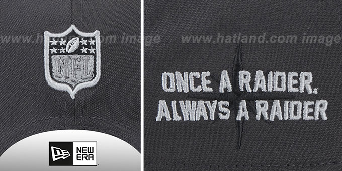 Las Vegas Raiders 2024 NFL DRAFT STRETCH-SNAP Grey Hat