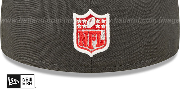 Las Vegas Raiders 2T COLOR PACK Charcoal-Red Fitted Hat