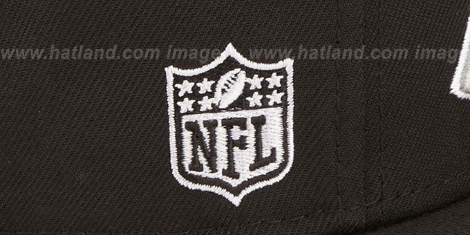 Las Vegas Raiders SCRIPT-UP SNAPBACK Black Hat by New Era