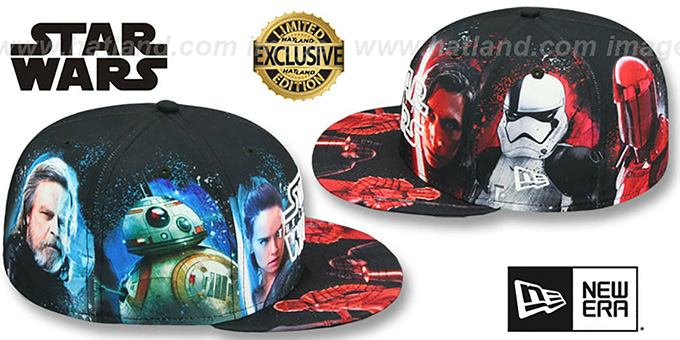 Star Wars The Last Jedi ALL-OVER GOOD VS EVIL Fitted Hat