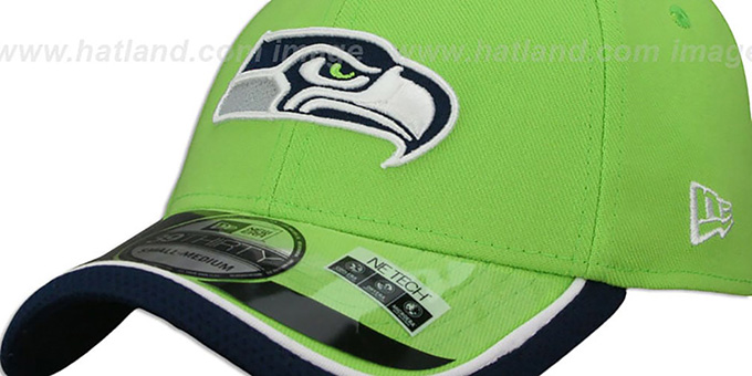 Seattle Seahawks 2014 NFL STADIUM FLEX Green Hat by New Era