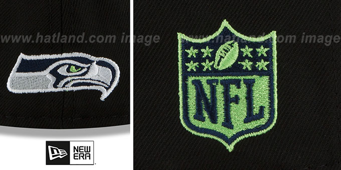 Seattle Seahawks 2022 NFL DRAFT Black-Navy Fitted Hat