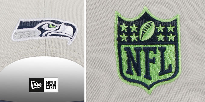 Seattle Seahawks 2023 NFL DRAFT SNAPBACK Stone-Navy Hat