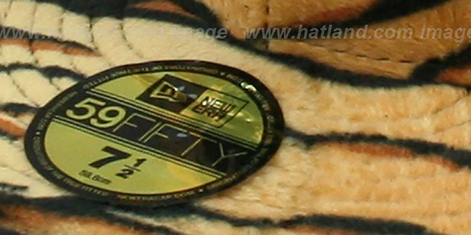 San Francisco SF Giants TIGER ANIMAL-FUR MESH-BACK Fitted Hat