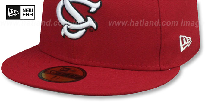 South Carolina NCAA TEAM-BASIC Burgundy Fitted Hat