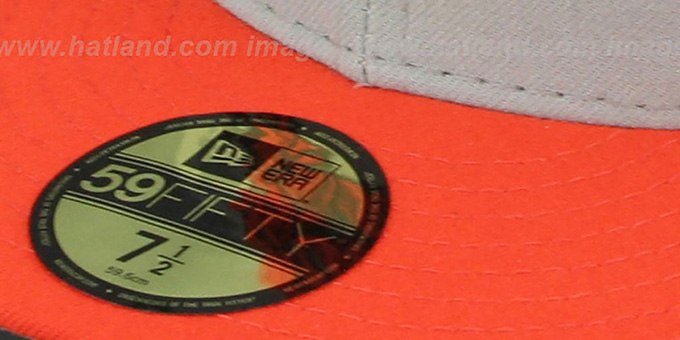 Spirits ABA TEAM-BASIC Grey-Orange Fitted Hat by New Era