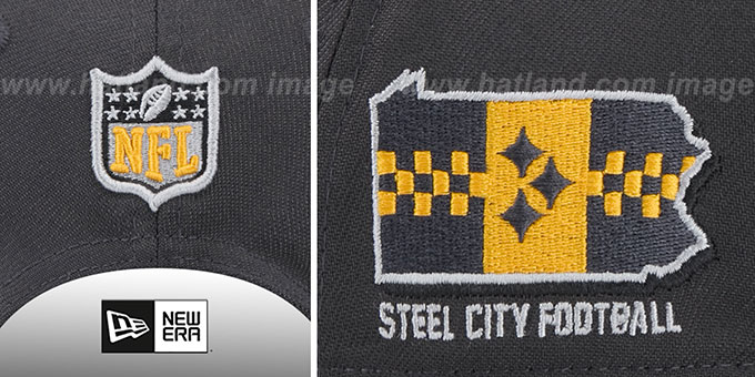 Pittsburgh Steelers 2024 NFL DRAFT STRETCH-SNAP Grey Hat