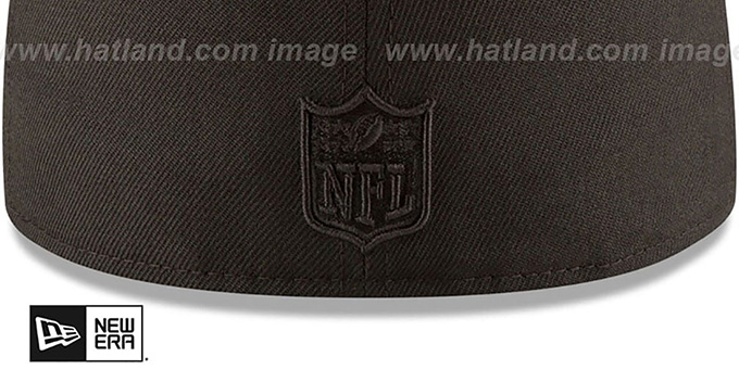 Pittsburgh Steelers NFL TEAM-BASIC BLACKOUT Fitted Hat