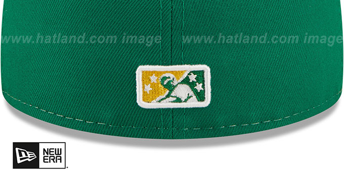 Omaha Storm Chasers THEME NIGHT White-Gold-Green Fitted Hat