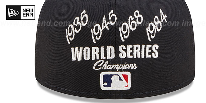 Detroit Tigers CROWN CHAMPS Navy Fitted Hat by New Era