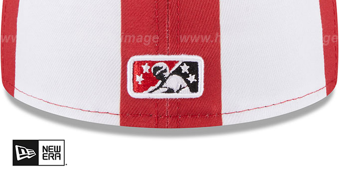 Fort Wayne TinCaps THEME NIGHT White-Red Fitted Hat