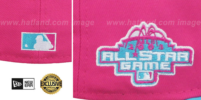 Chicago White Sox MIAMI VICE SIDE-PATCH Beetroot-Blue Fitted Hat