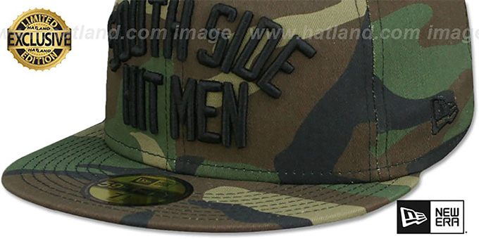 Chicago White Sox SOUTH SIDE HITMEN Army Camo Fitted Hat