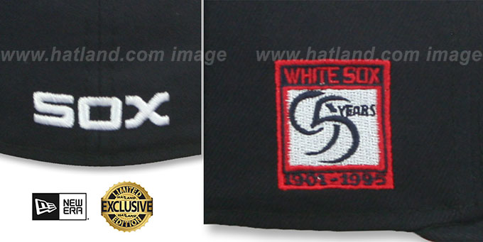 Chicago White Sox SOUTHSIDE HITMEN PATCH-BOTTOM Navy-Red Fitted H