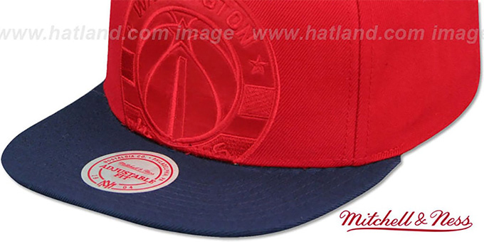 Washington Wizards CROPPED SATIN SNAPBACK Red-Navy Hat