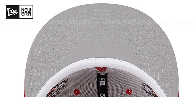 Los Angeles Anaheim Angels TONAL WAVE Red Fitted Hat