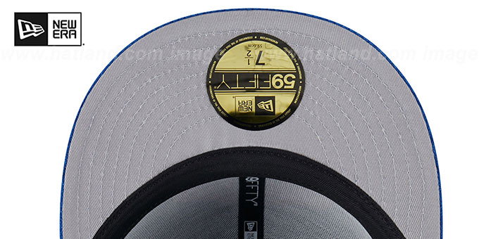 Buffalo Bills LETTERMAN PIN CORDUROY Royal Fitted Hat