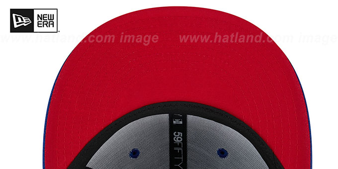 Atlanta Braves 2024 COOPERSTOWN CLUBHOUSE Heather Royal Fitted Ha