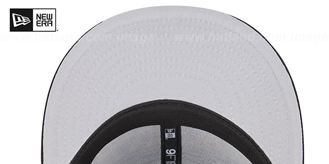 Atlanta Hawks STATEMENT SNAPBACK Black Hat by New Era