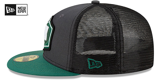 New York Jets 2021 NFL TRUCKER DRAFT Fitted Hat by New Era