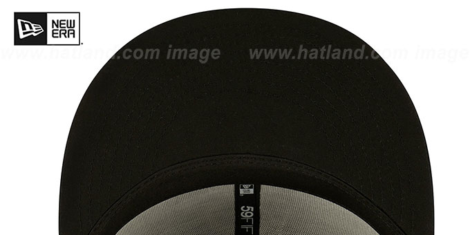 New Era 59FIFTY-BLANK Solid Black Fitted Hat