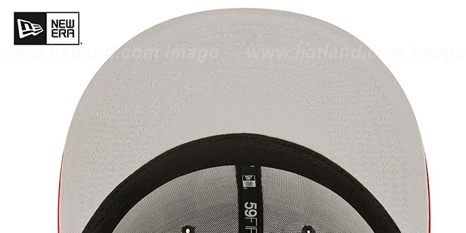 Las Vegas Raiders 2T COLOR PACK Charcoal-Red Fitted Hat